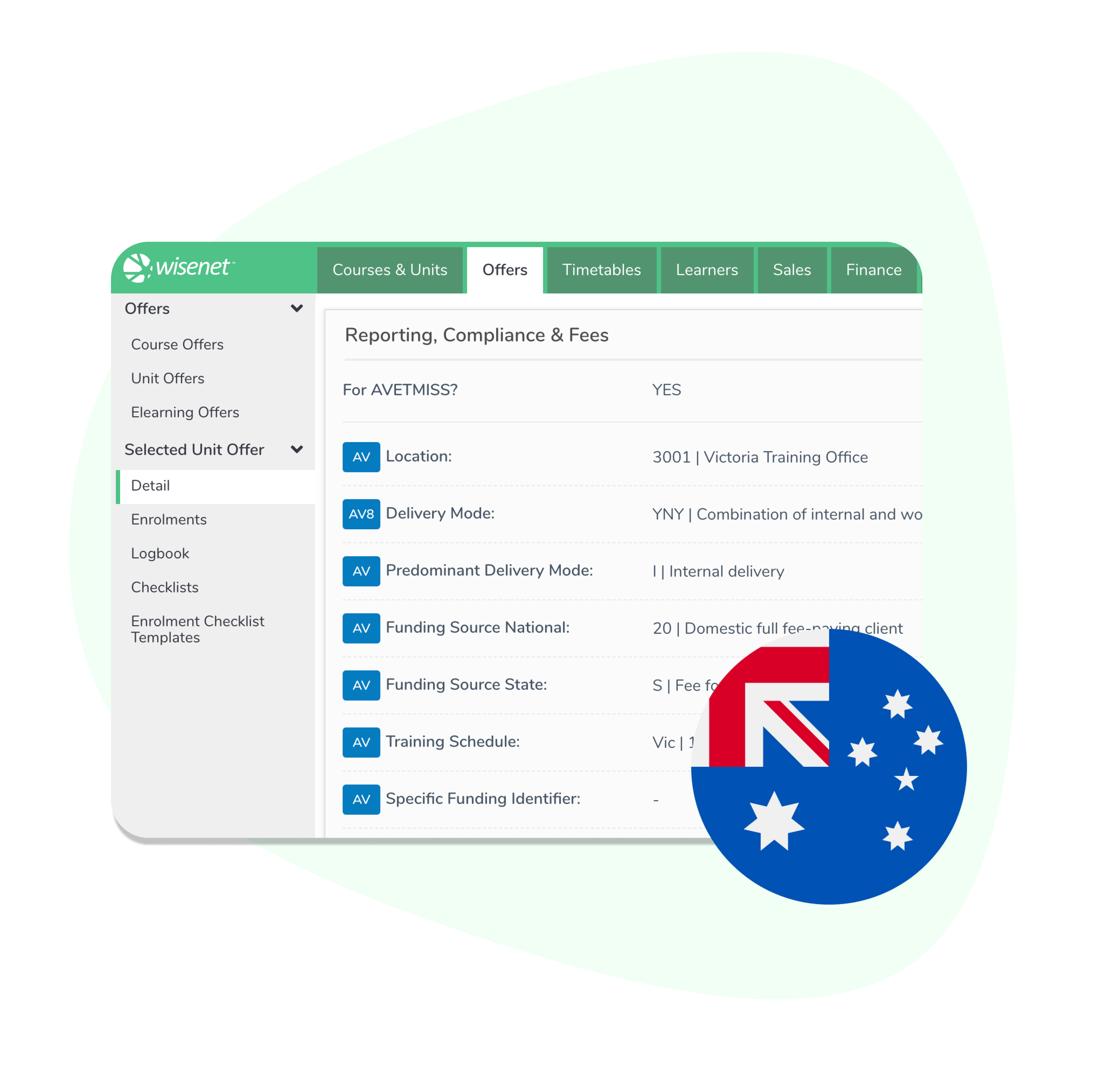 Wisenet Student Management System for Compliance in Australia